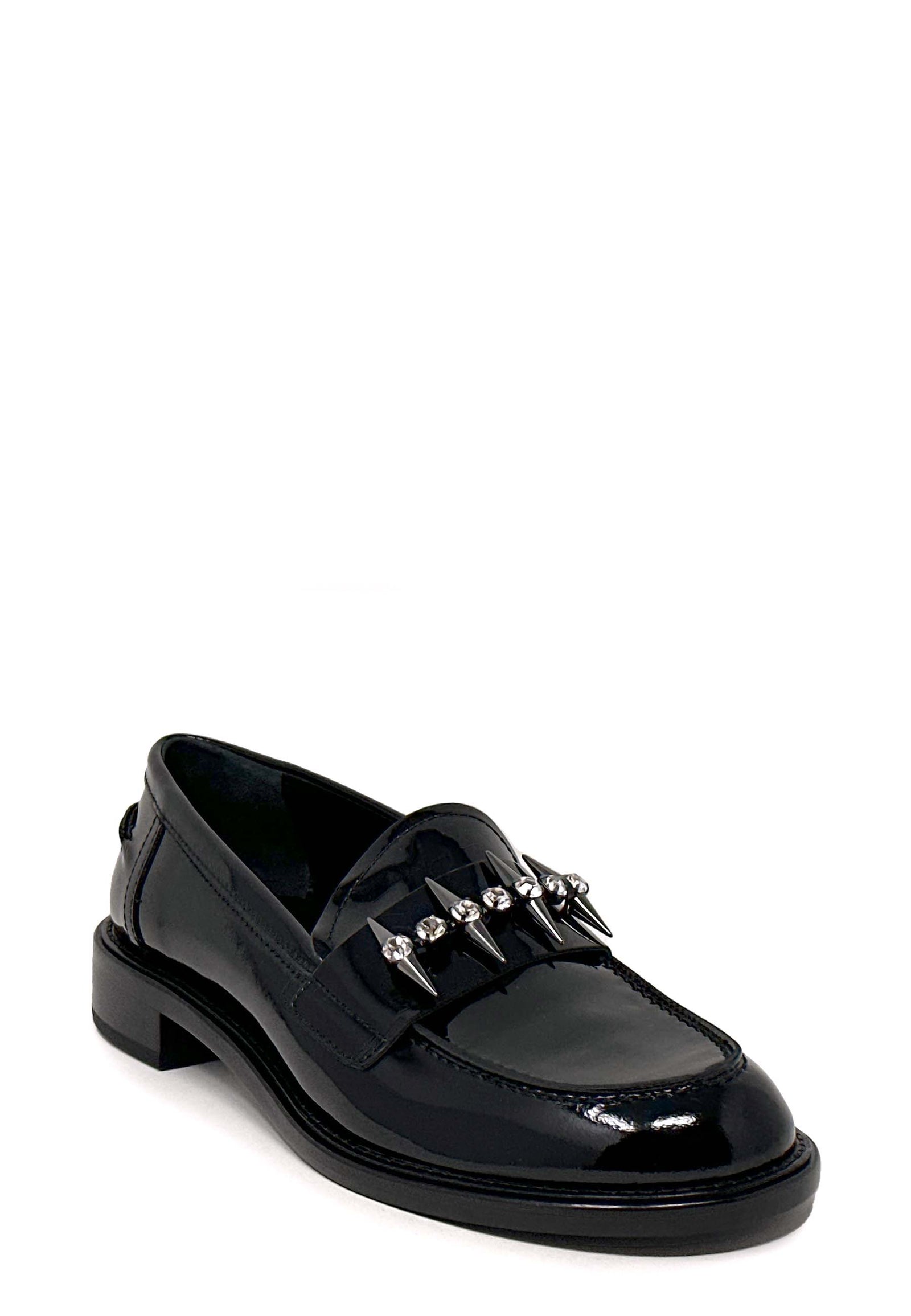 AGL | Lola Spike Loafers | Nero – ingla concept store AGL | Lola Spike Loafers | Nero – ingla concept store